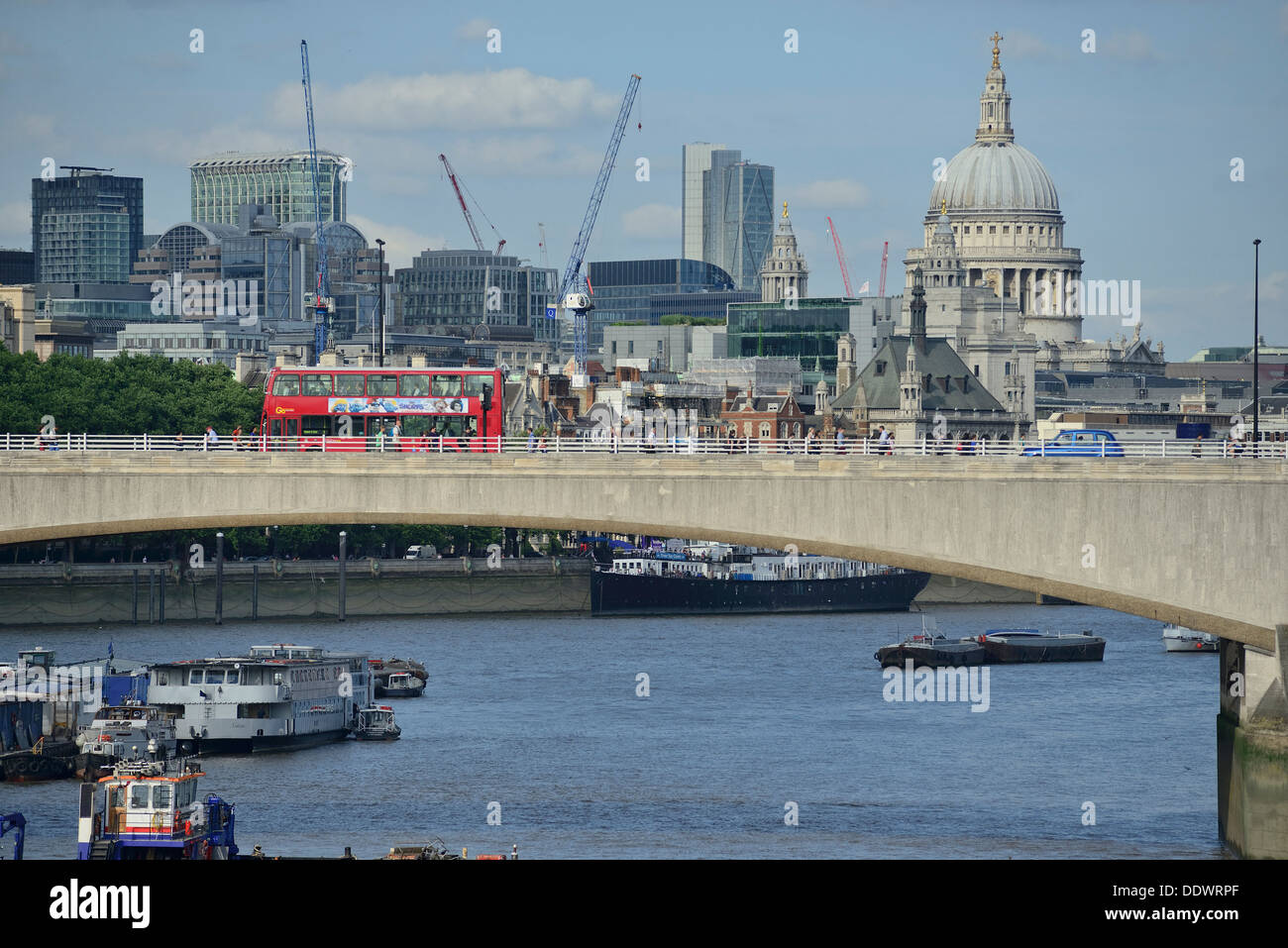 Modern London cityscape Stock Photo - Alamy
