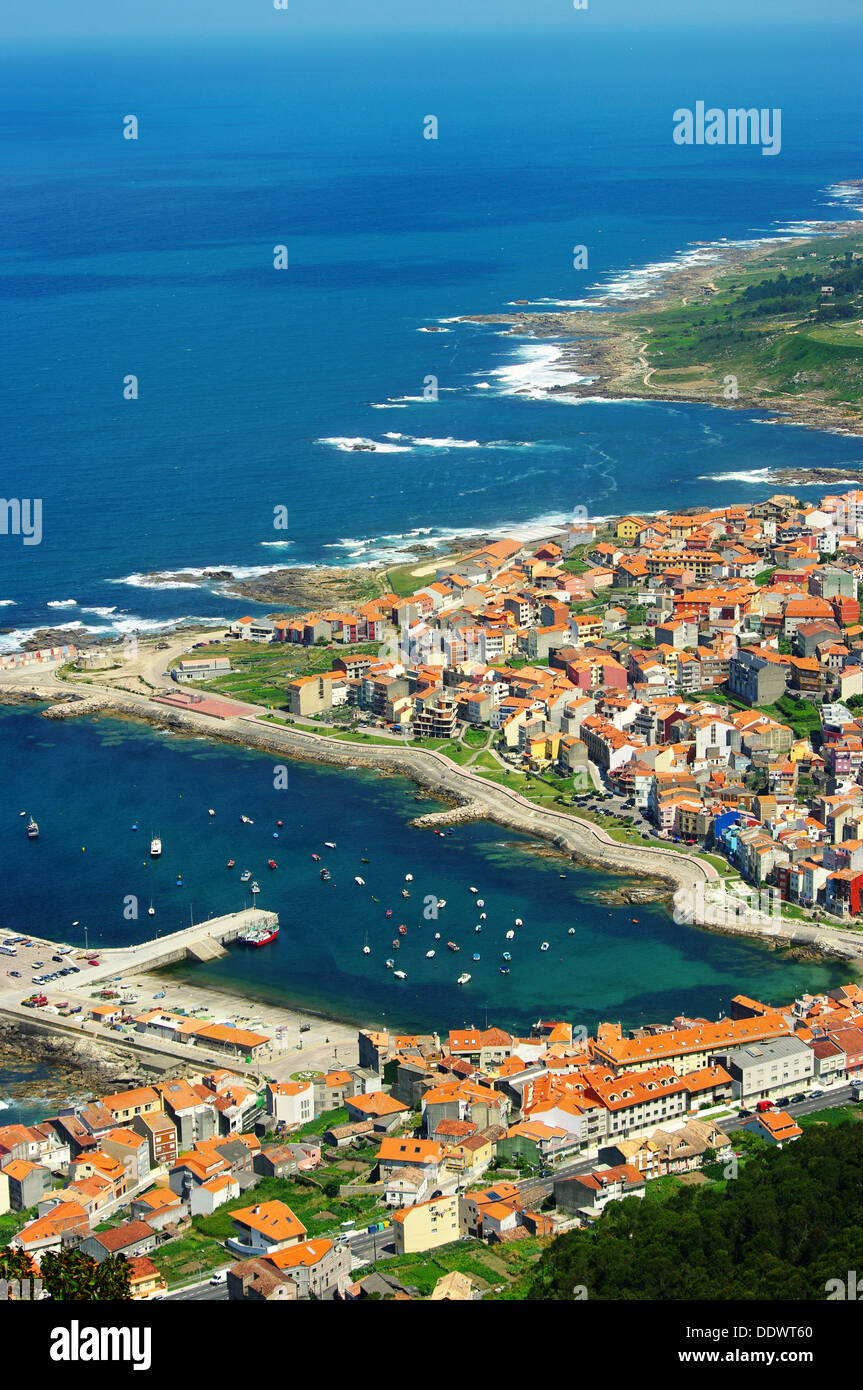 Spanish coast from the sky Stock Photo - Alamy