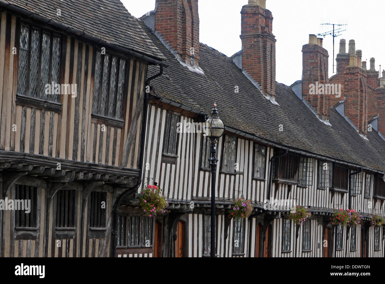 Tudor architecture, Stratford Upon Avon, Warwickshire, England, UK ...