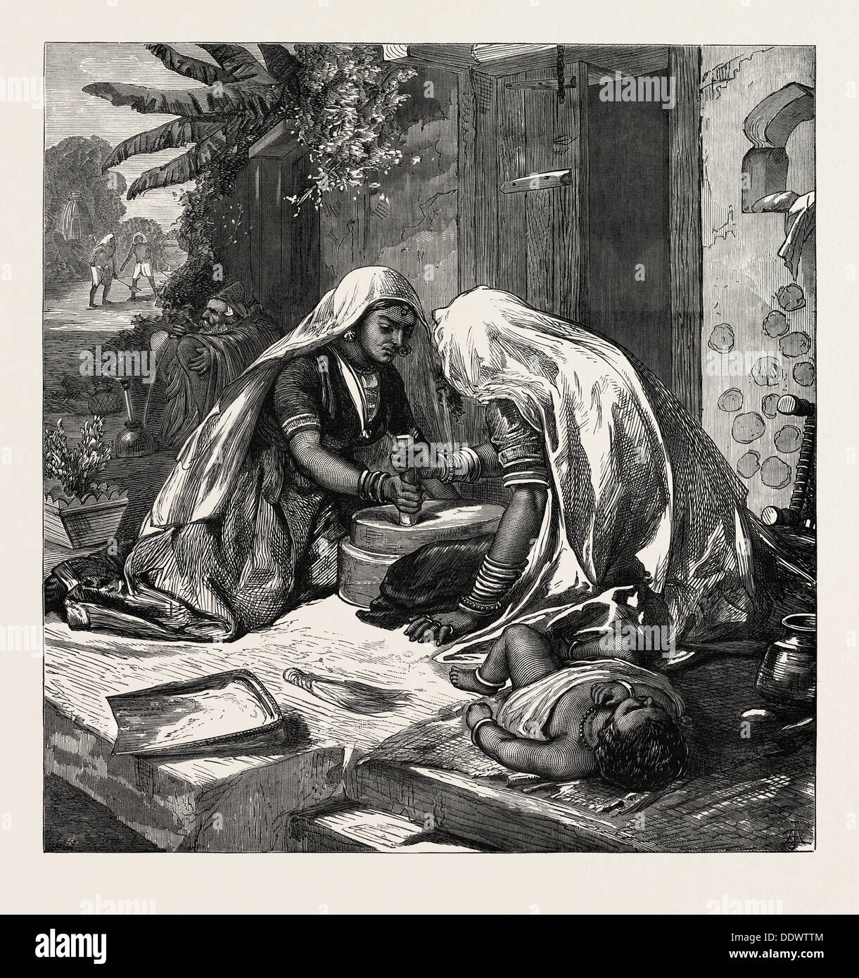 Women grinding hi-res stock photography and images - Alamy