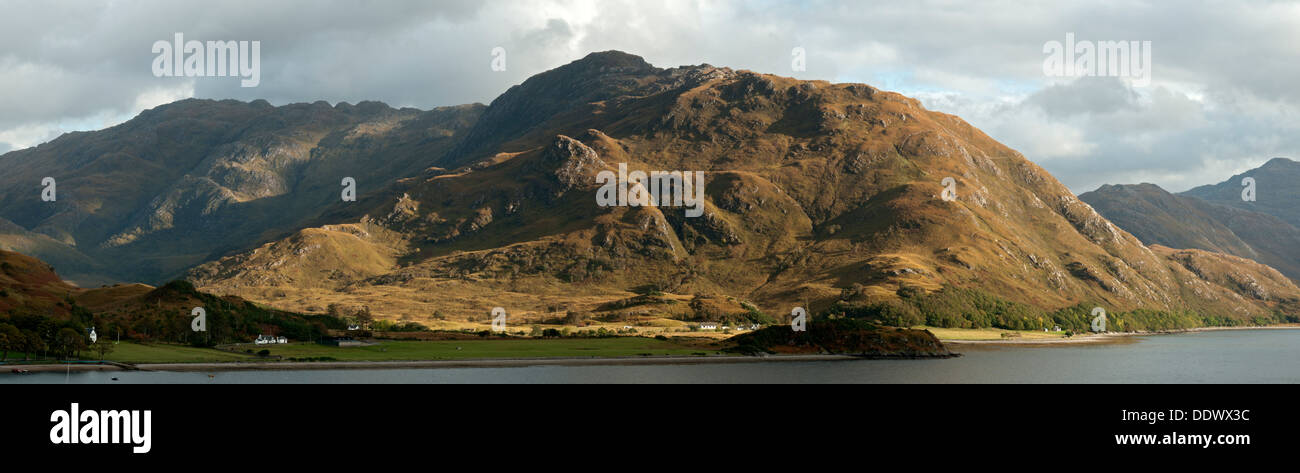 The Druim Fada ridge over Camas Bàn bay on Loch Hourn, Arnisdale ...
