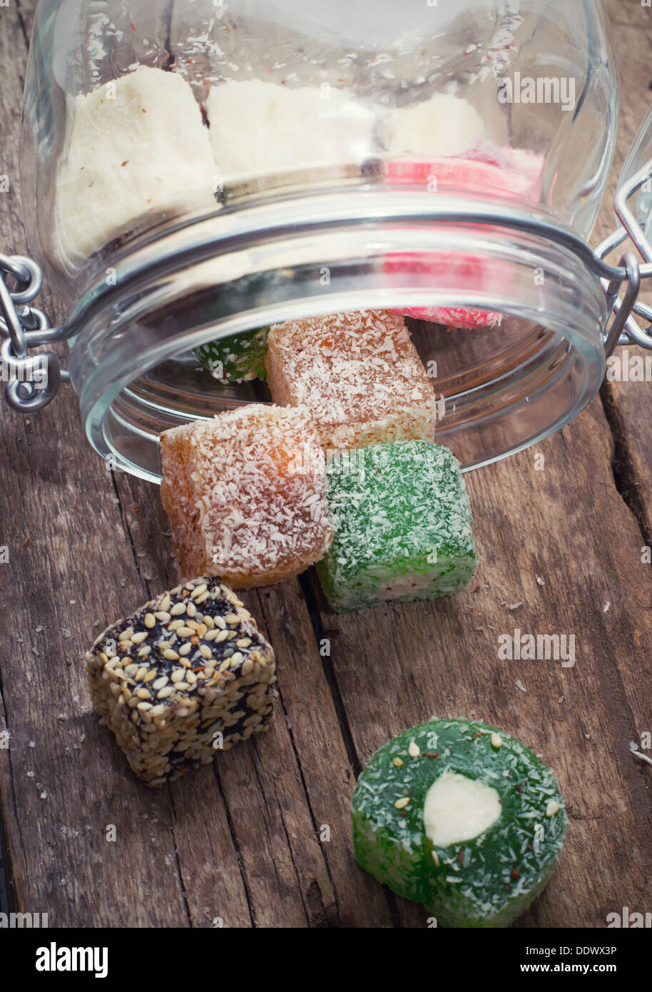 Eastern candy sweetness jelly Stock Photo - Alamy