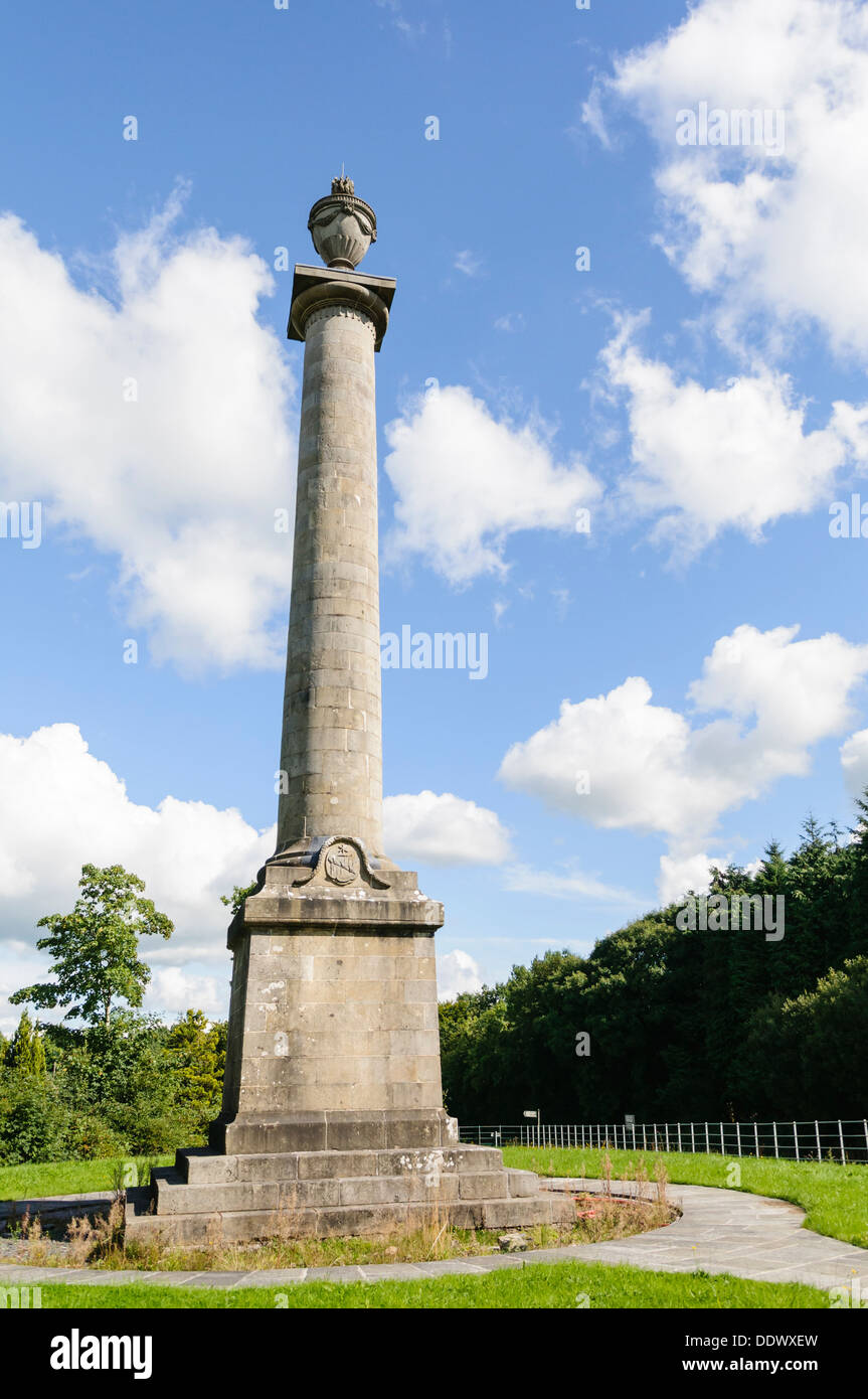 Obelisk-style monument erected by local electors in honour of 18th ...
