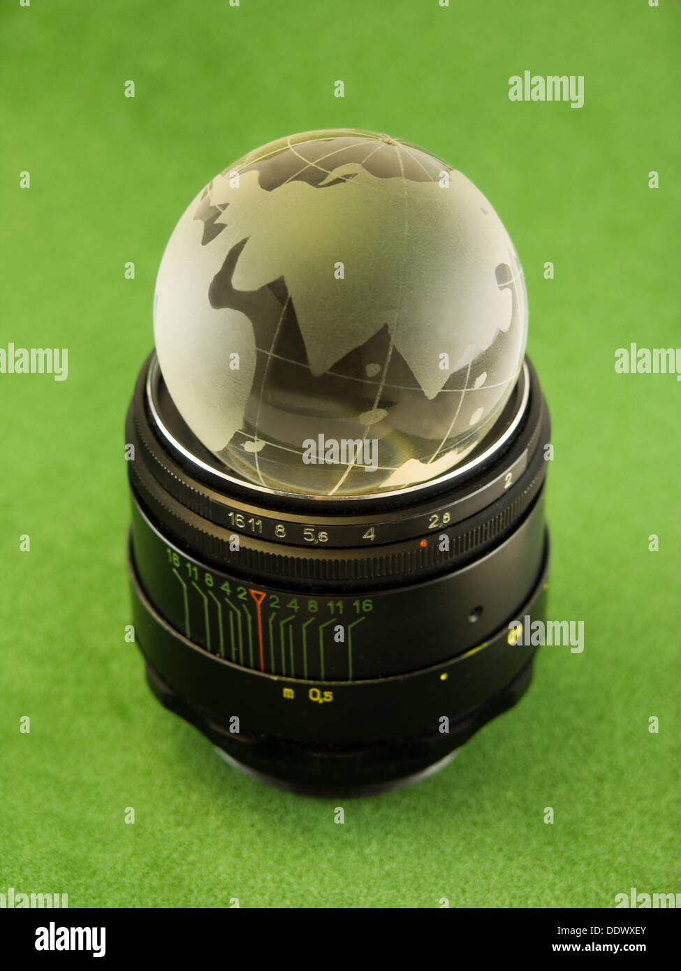 Photo globe concept Stock Photo - Alamy