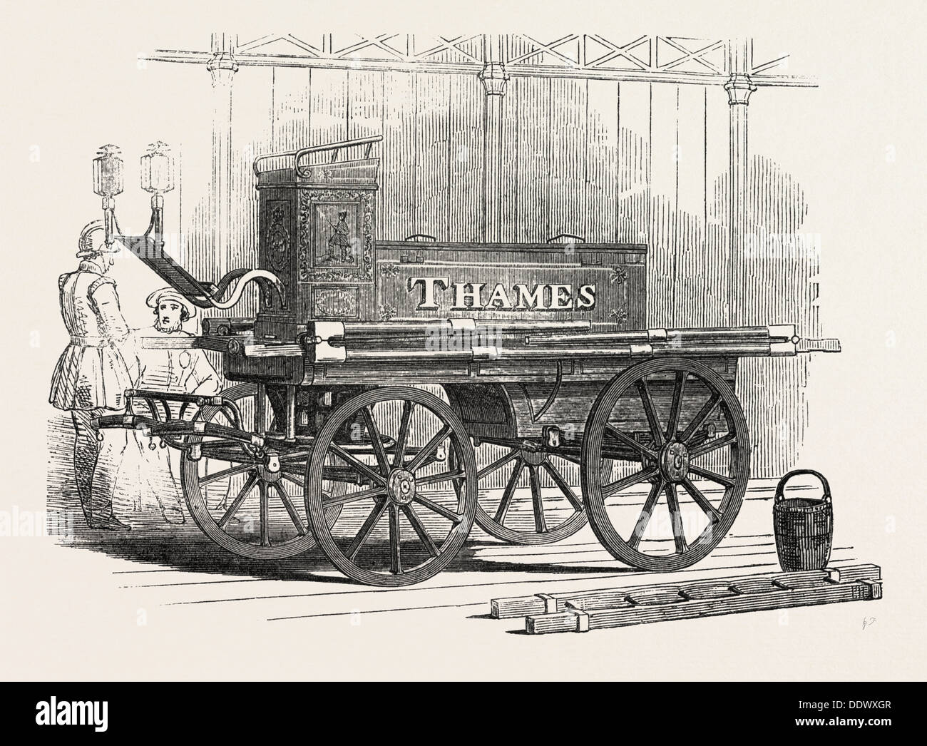 Fire engine 1800s hi-res stock photography and images - Alamy