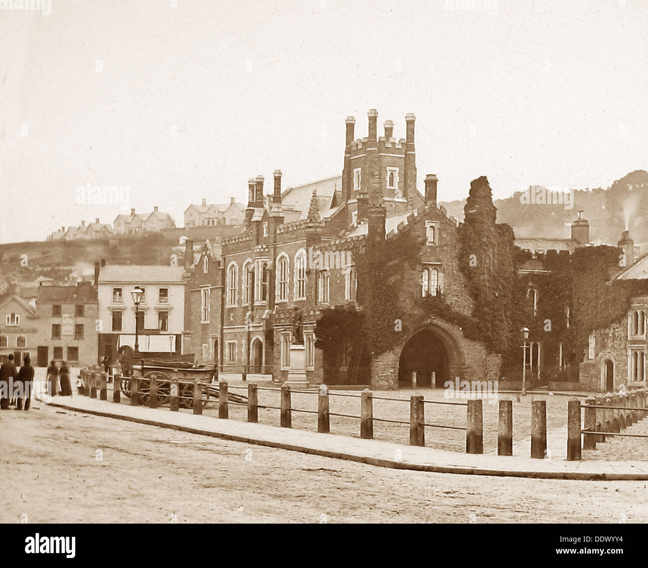 Tavistock Abbey Victorian period Stock Photo - Alamy