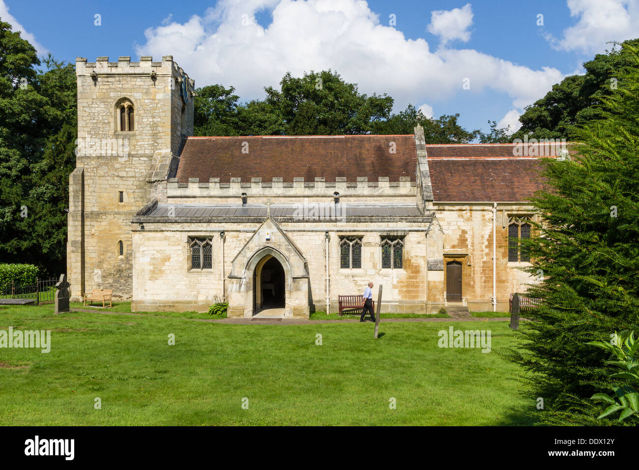 St Michael and All Angels Church in the grounds of Brodsworth Hall ...