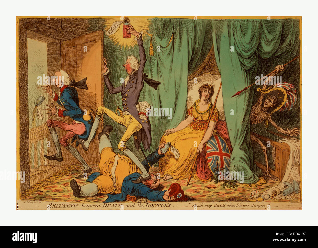 James gillray britannia hi-res stock photography and images - Alamy