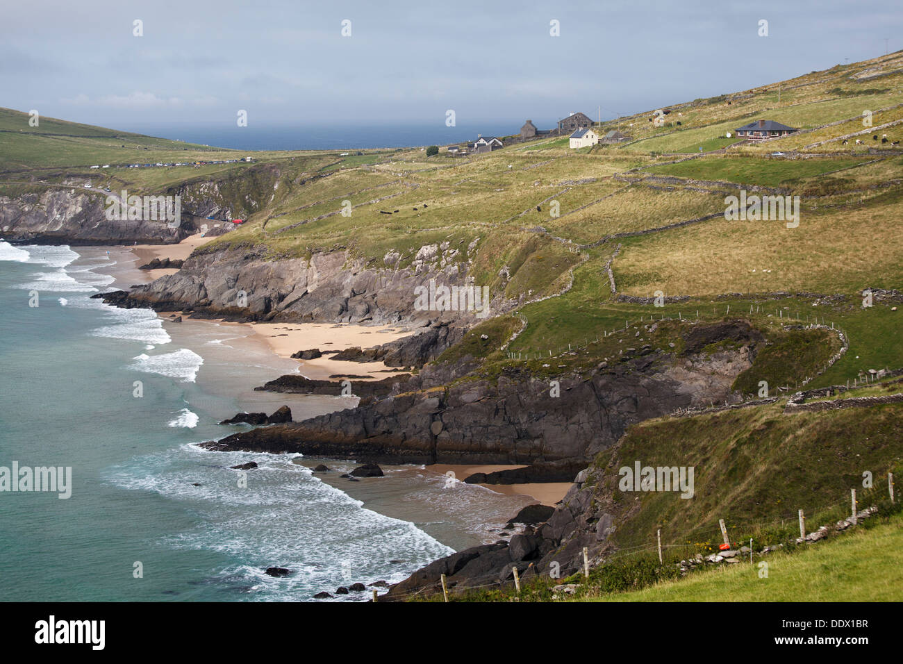 Dunmore Head, the westernmost point on the Dingle Peninsula Stock Photo ...