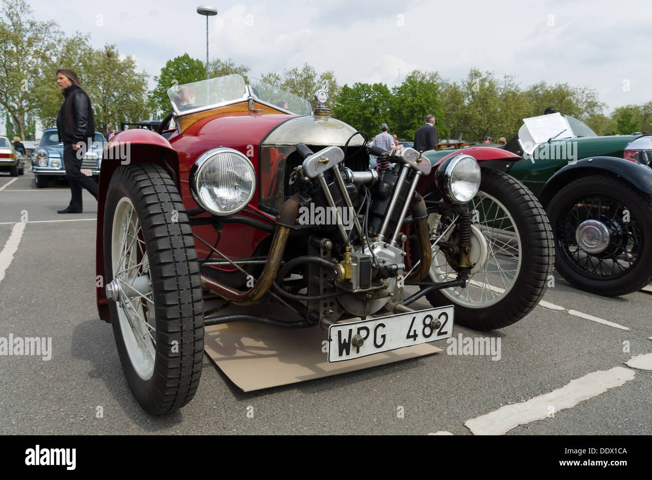 BERLIN - MAY 11: Car Morgan, V-Twin three-wheelers, 26th Oldtimer-Tage ...