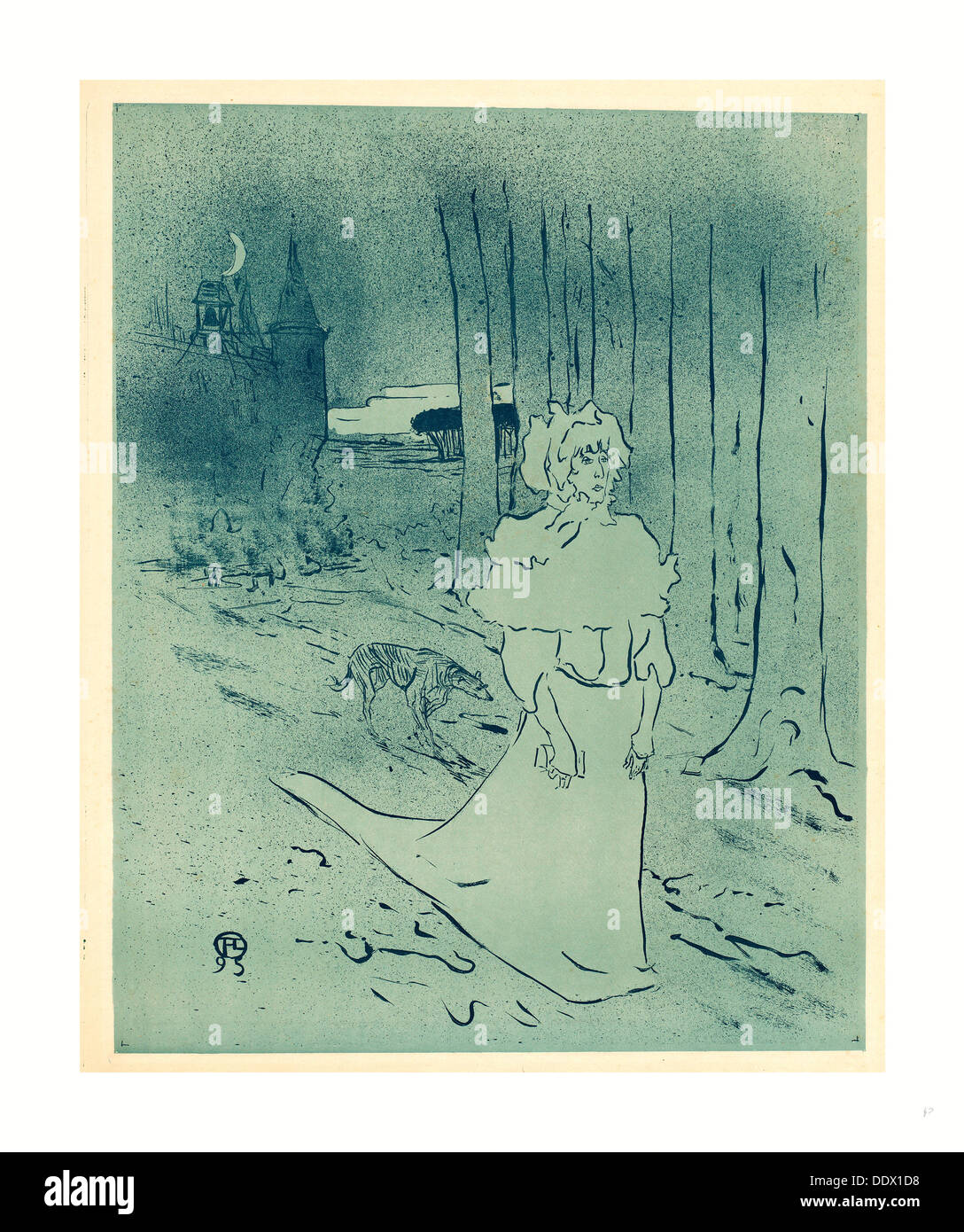 Henri de Toulouse-Lautrec (French, 1864 1901 ), The Manor Lady or the ...