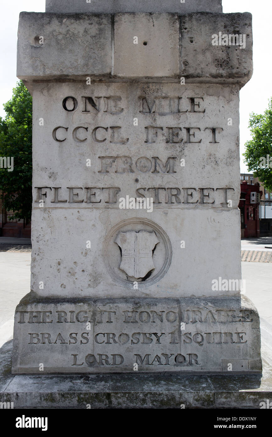 Obelisk st georges circus southwark hi-res stock photography and images ...