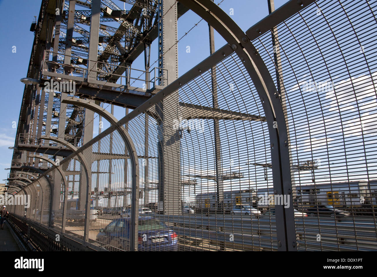 sydney harbour bridge with sydney train travelling southwards Stock ...