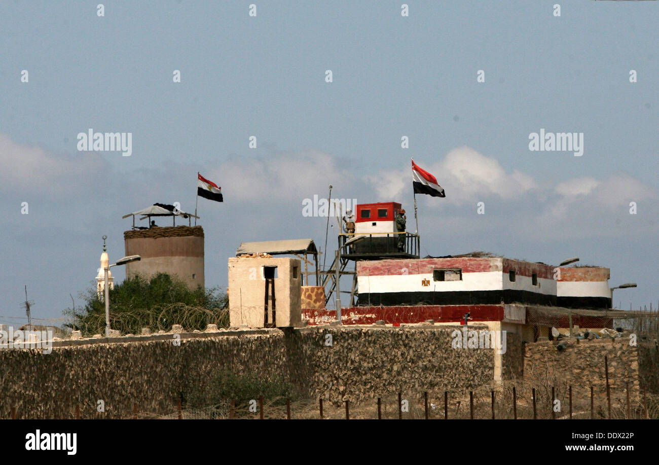 Rafah, Gaza Strip, Palestinian Territory. 8th Sep, 2013. An Egyptian ...