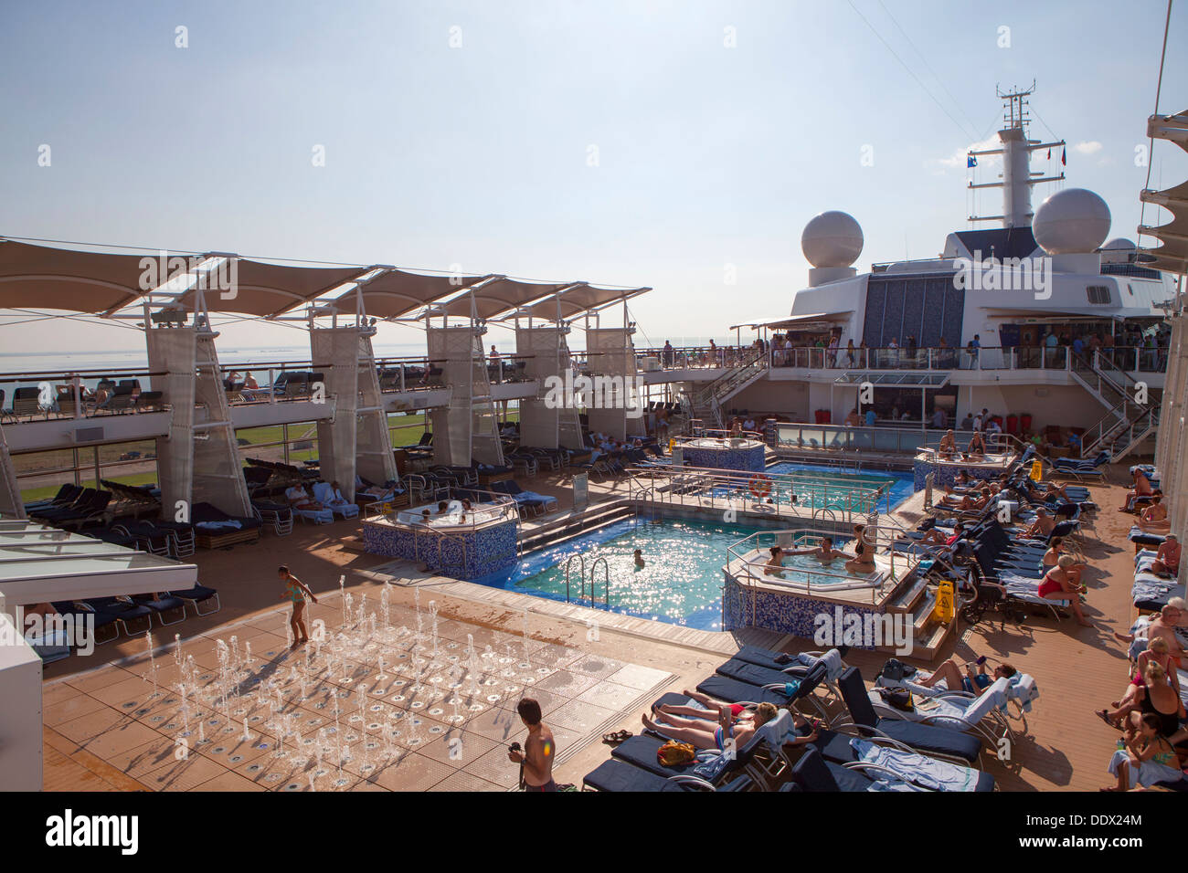 On board the Celebrity X Cruises Celebrity Eclipse cruise ship Stock ...