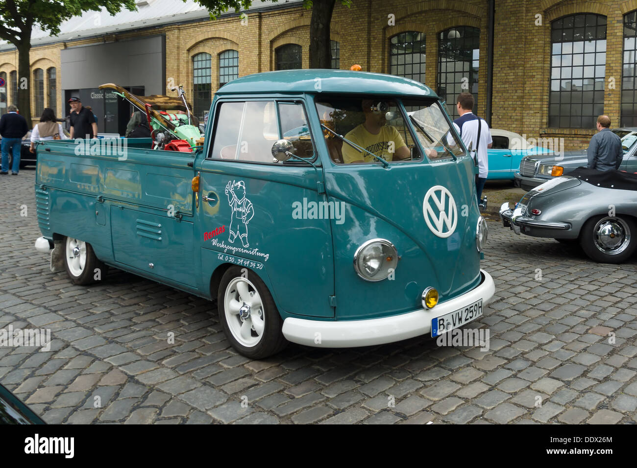 BERLIN - MAY 11: Small truck, pickup Volkswagen Type 2 (T2), 26th ...
