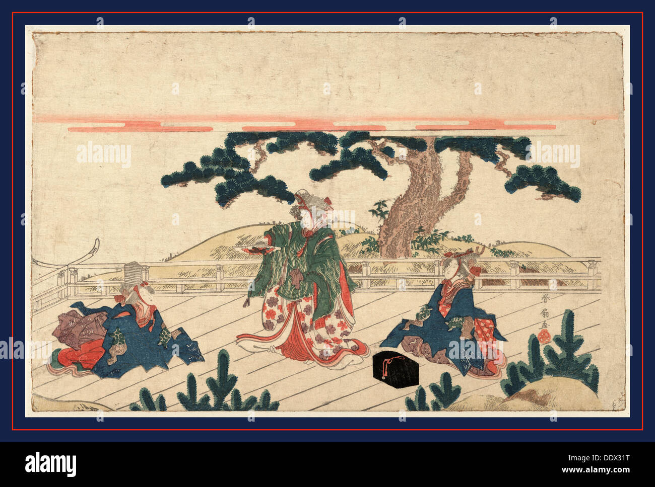 Yatsushi shikisanba, A modern version of the Sarugaku play Shikisanba ...