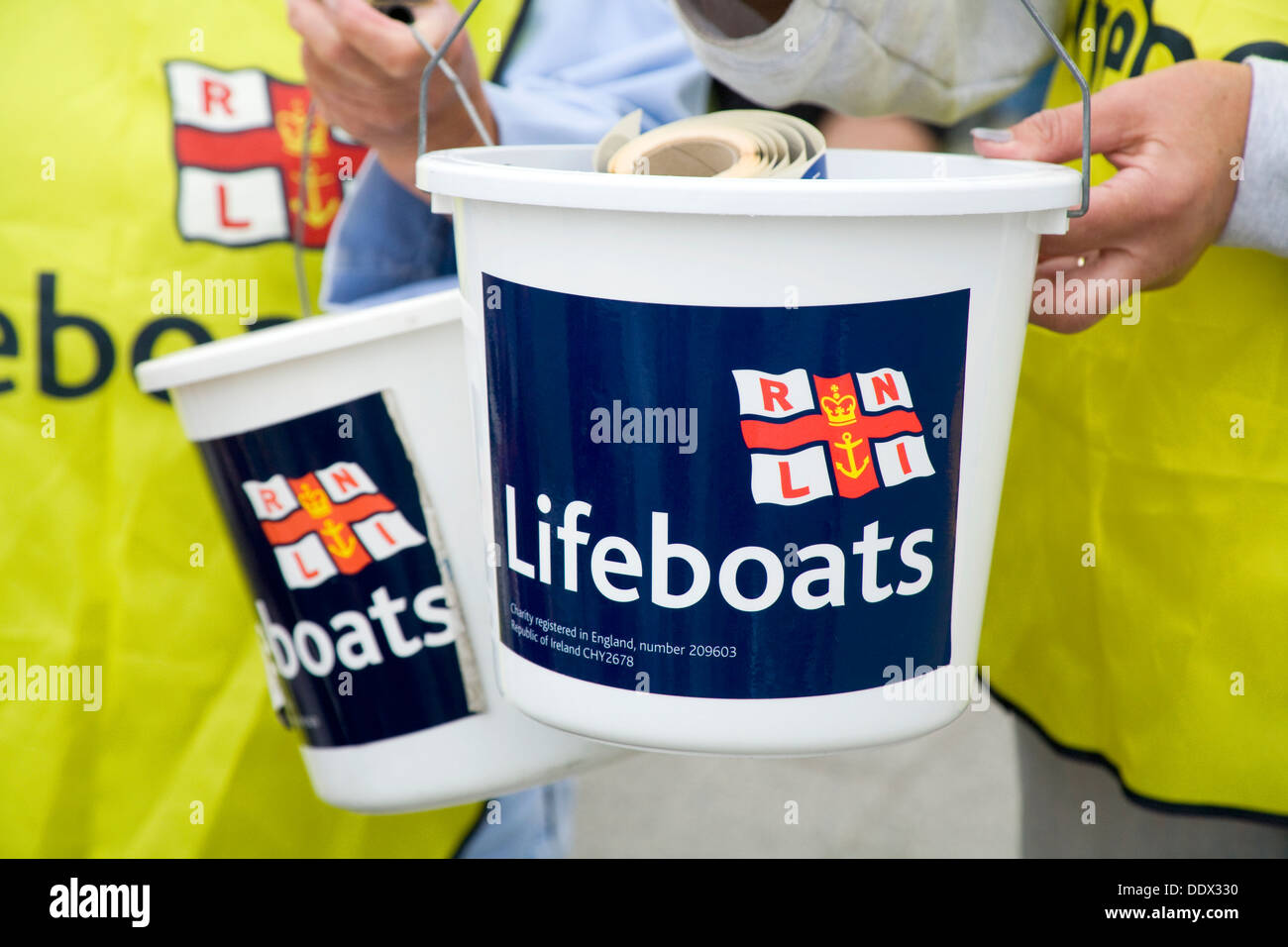 Charity collection tin hi-res stock photography and images - Alamy