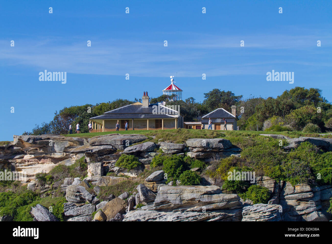 Historic military buildings at Watsons Bay, Sydney Harbour Stock Photo ...