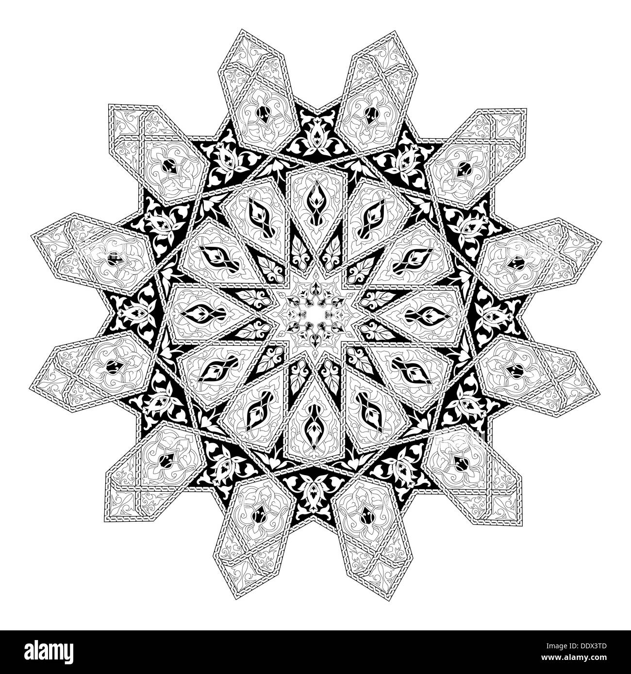 Islamic pattern border hi-res stock photography and images - Alamy