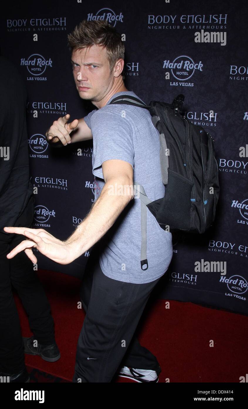 Las Vegas, NV. 7th Sep, 2013. Nick Carter at arrivals for BACKSTREET ...