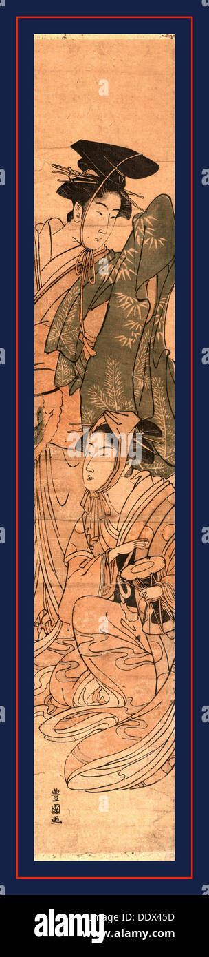 Yatsushi Manzai, Transformed Manzai performer. [between 1789 and 1793 ...