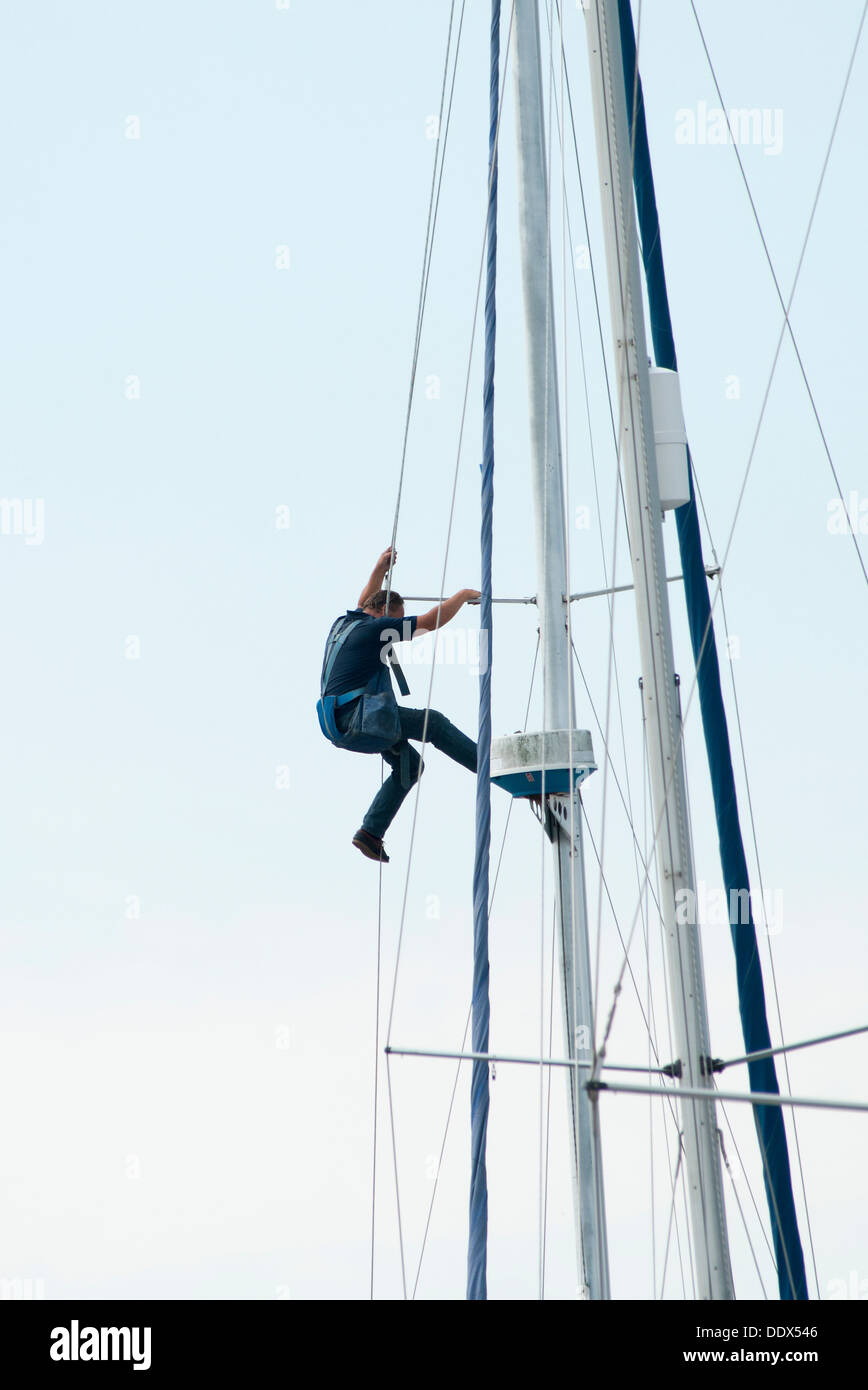 Mast climbing hi-res stock photography and images - Alamy