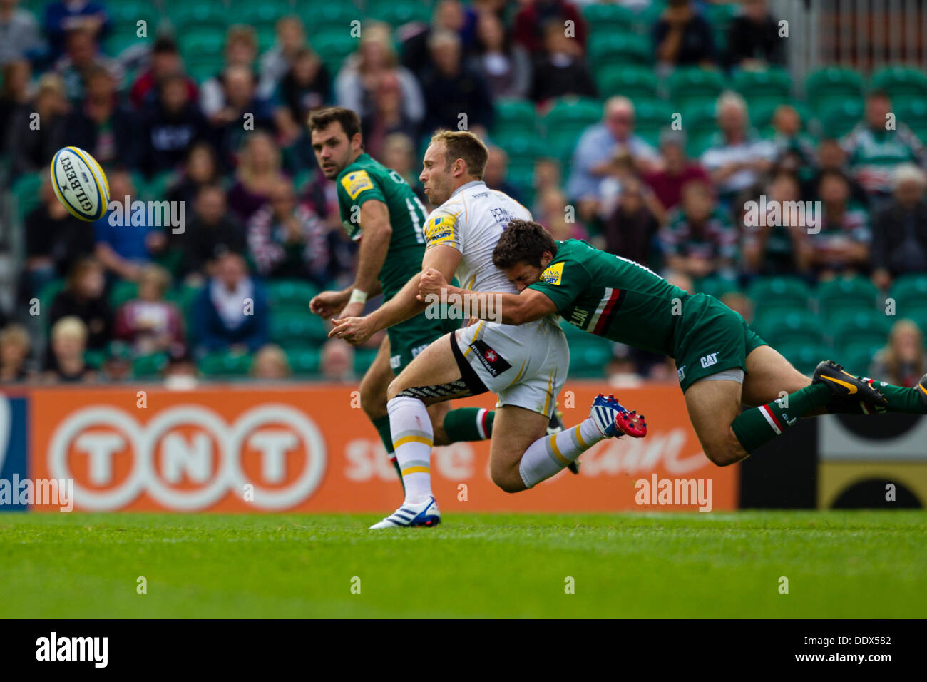 Flying tackle hi-res stock photography and images - Alamy
