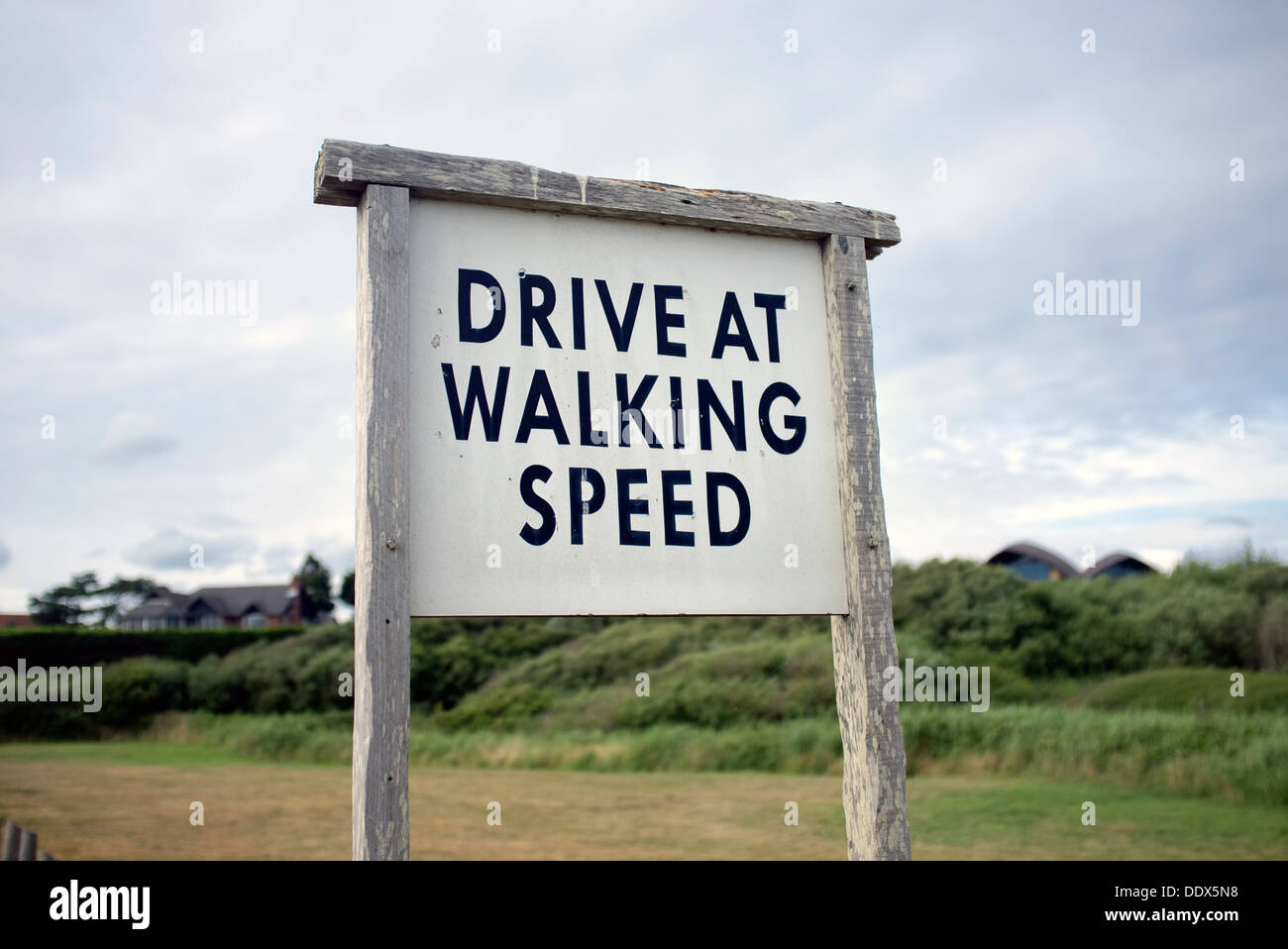 Drive Slow Sign High Resolution Stock Photography and Images - Alamy