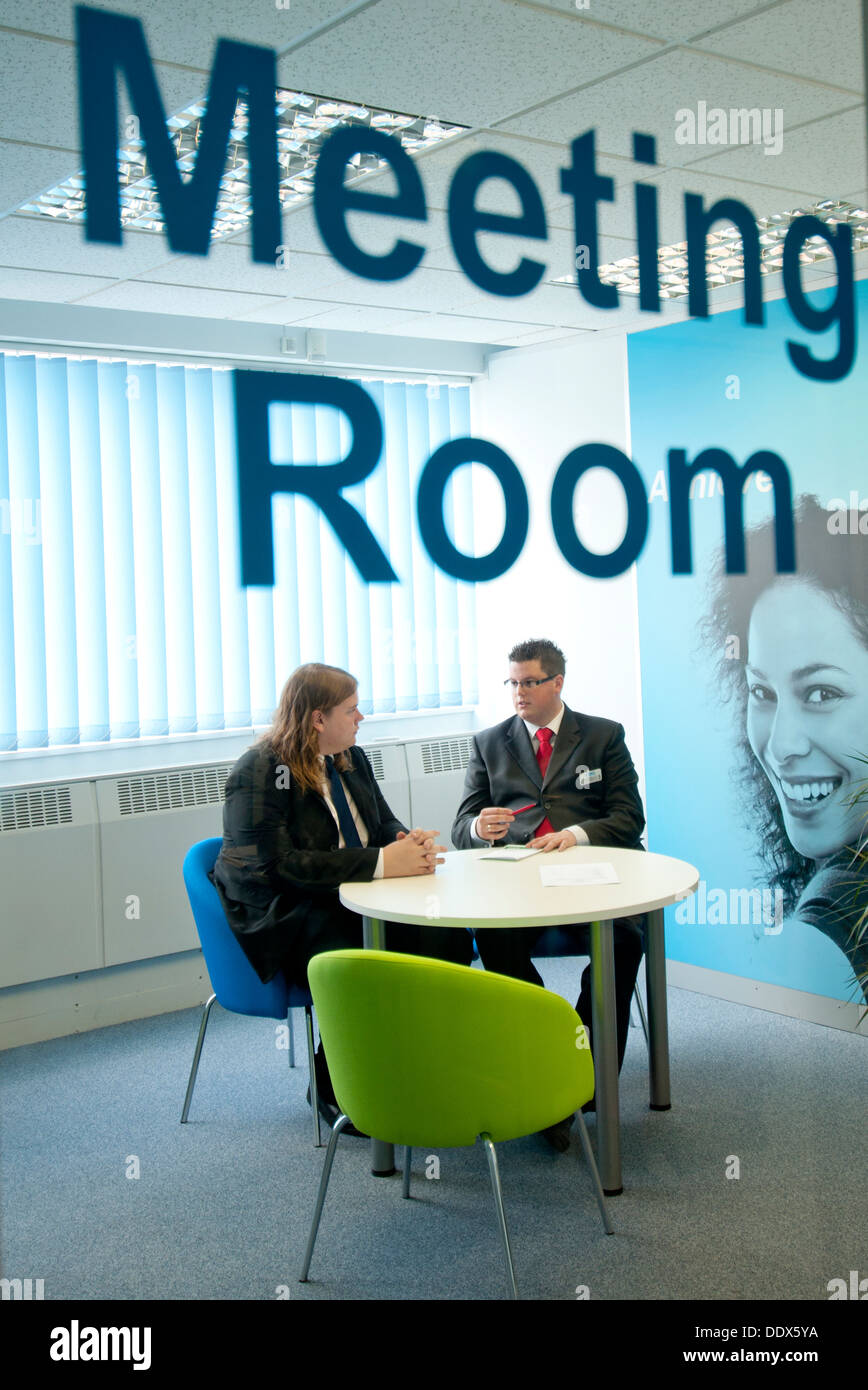 Meeting room in use Stock Photo - Alamy