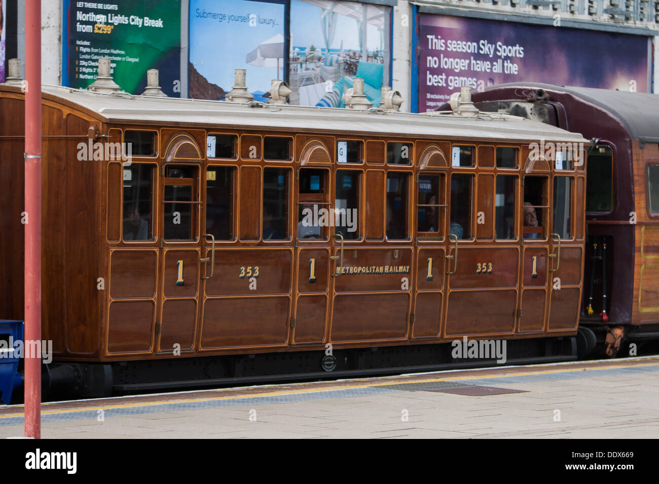 London, UK. 08th Sep, 2013. A GWR Pannier steam locomotive steams ...