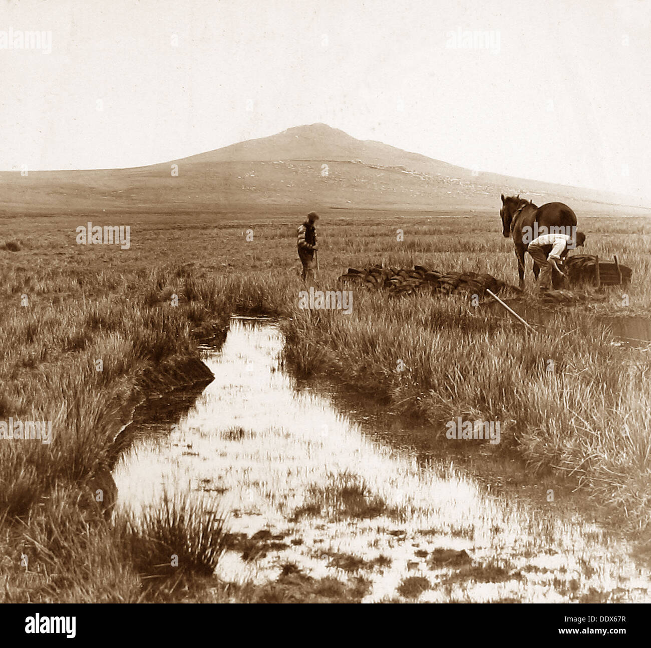 Brown Willy from Roughtor Victorian period Stock Photo - Alamy