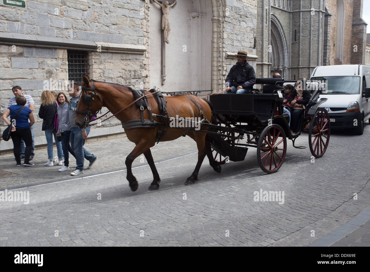 Mariastraat Bruge Brugge Bruges Belgium Belgique Europe Stock Photo - Alamy