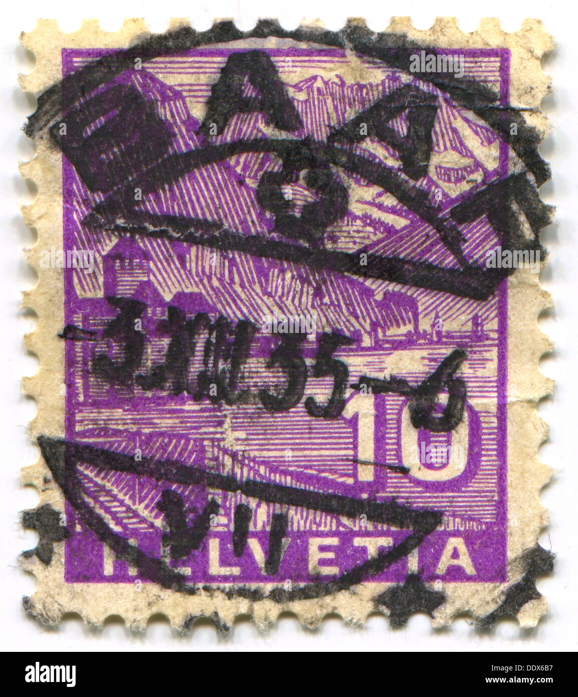 Old postage stamp Stock Photo - Alamy