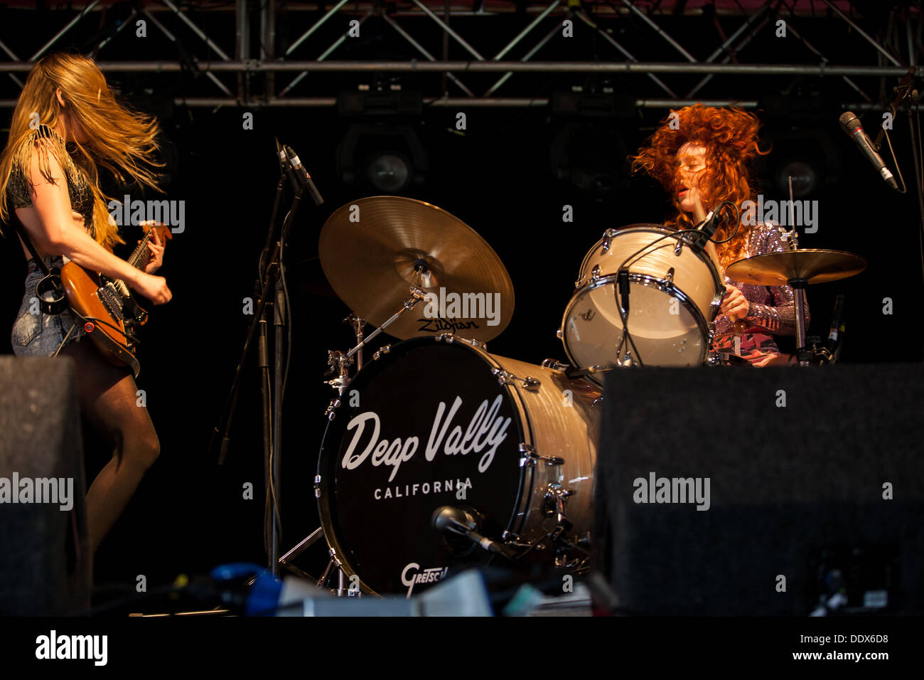 Deap Vally live at Electric Picnic 2013 Stock Photo - Alamy