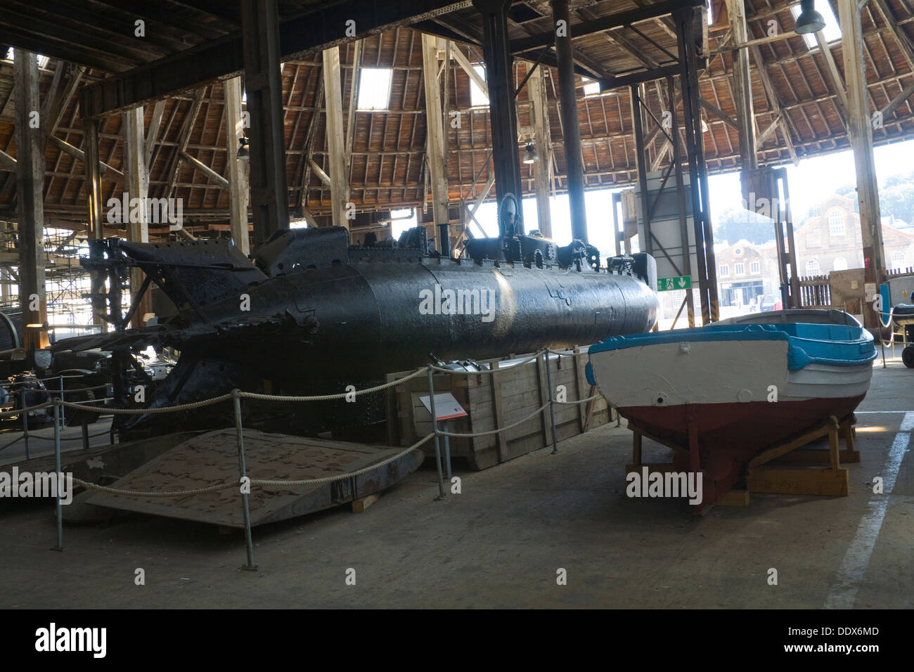 Historic Dockyard Chatham Kent Midget submarine Expunger built for ...