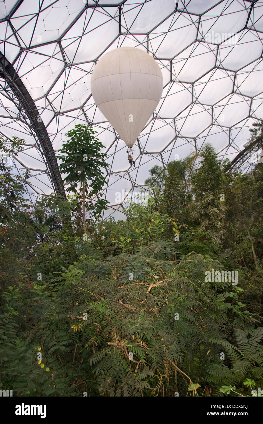 Eden Project,Cornwall,UK,a series of artificial biodomes with ...