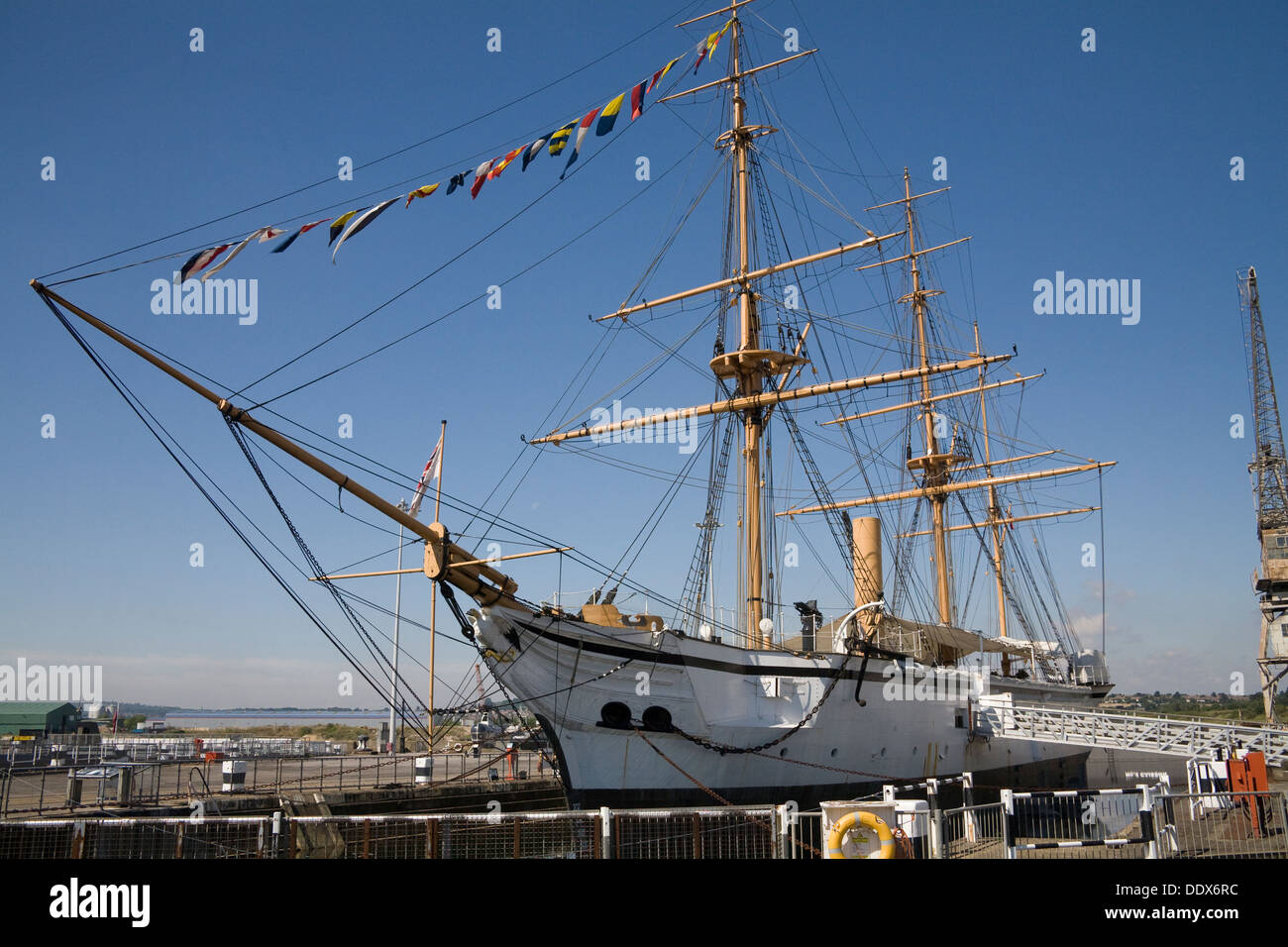 Historic Dockyard Chatham Kent HMS Gannet was a Royal Navy Doterel ...