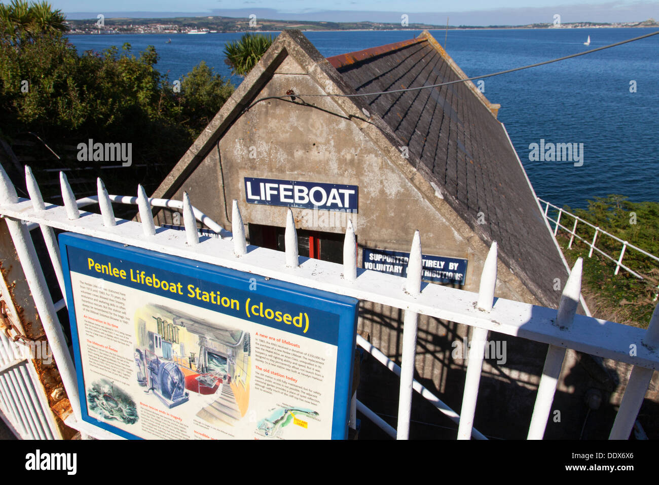 The Penlee lifboat station in Penlee, Cornwall, England, U.K Stock ...