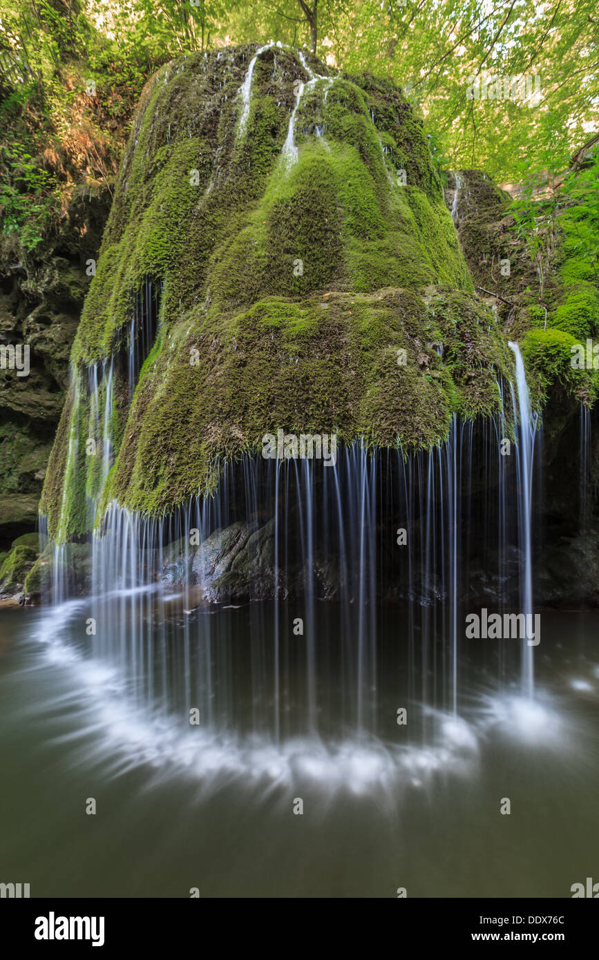 Bigar Cascade Falls in Nera Beusnita Gorges National Park, Romania ...