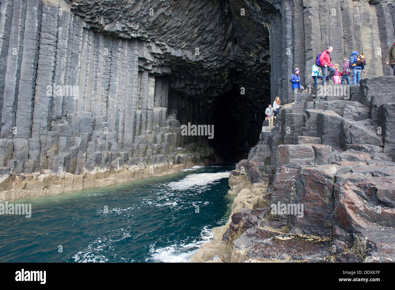 Staffa Fingals Cave Stock Photo - Alamy