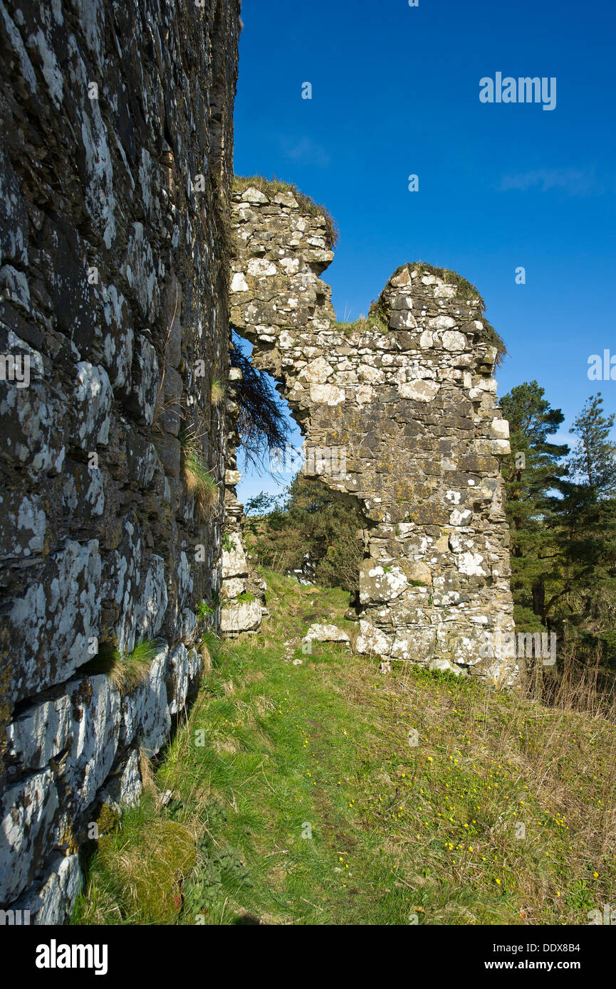 Aros Castle on the Isle of Mull Stock Photo - Alamy