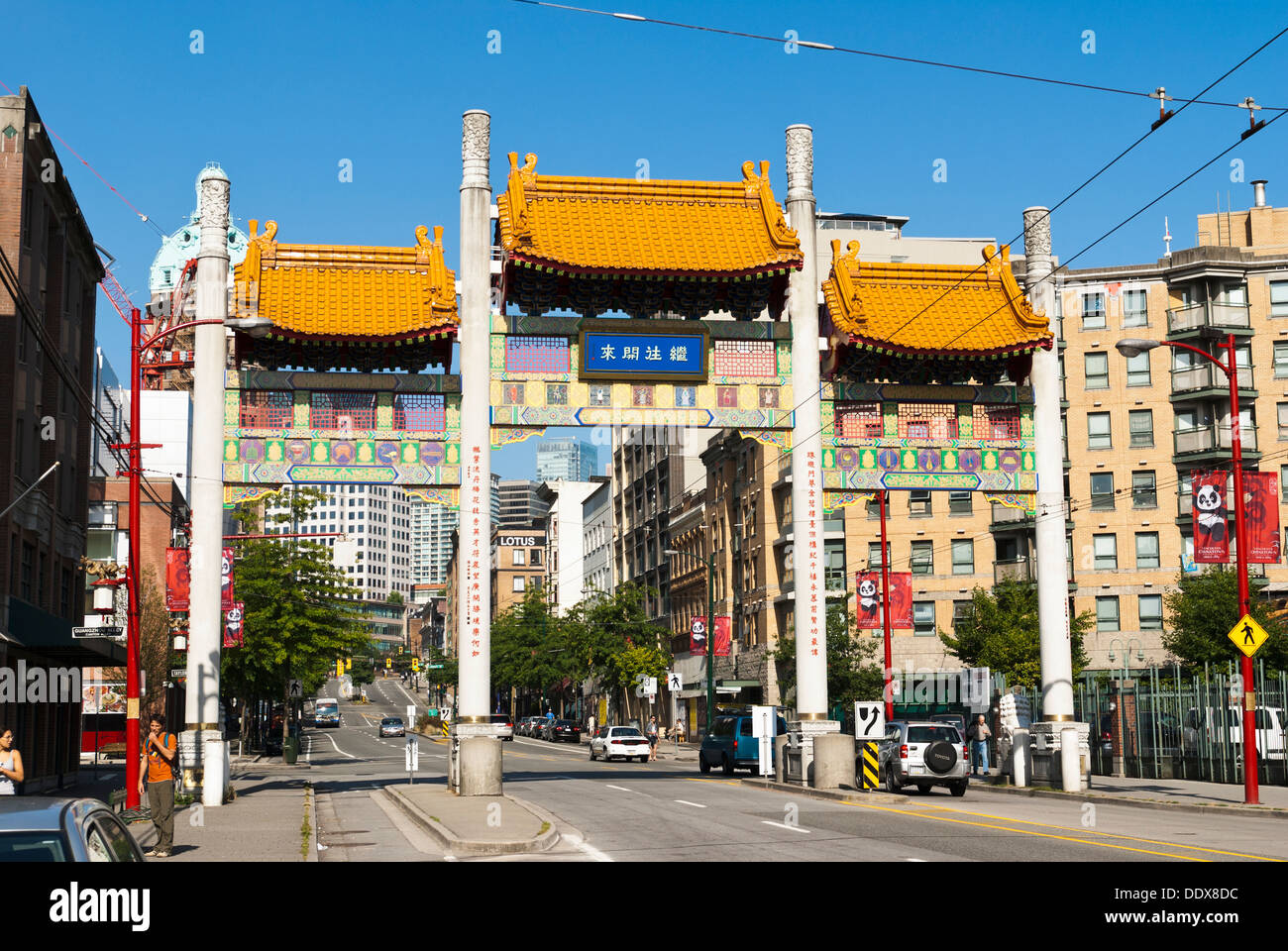 Chinatown gate. Vancouver, British Columbia, Canada Stock Photo - Alamy