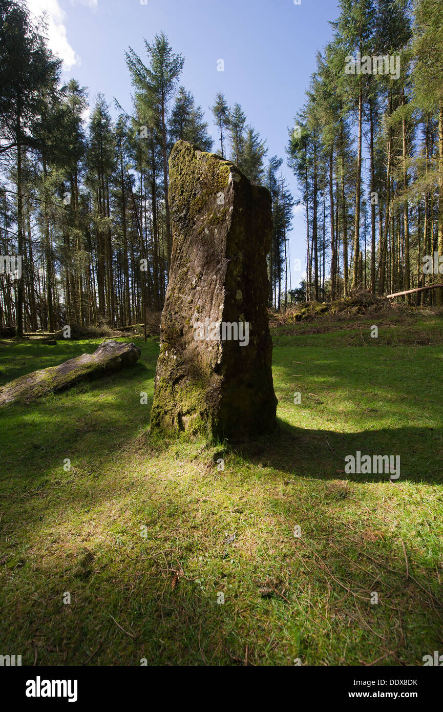 Kilmore Standing Stones Stock Photo - Alamy