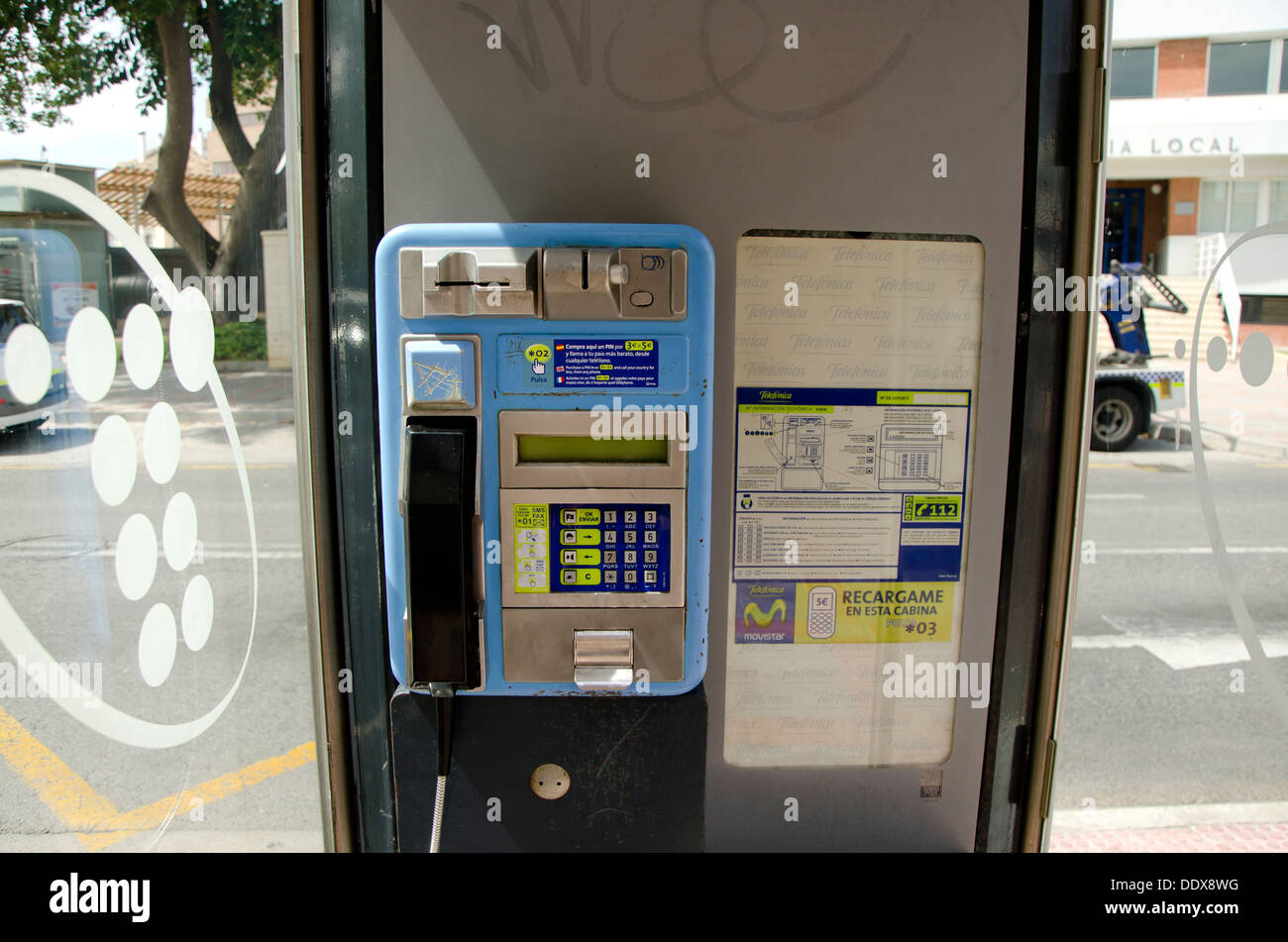 Telefonica booth hi-res stock photography and images - Alamy