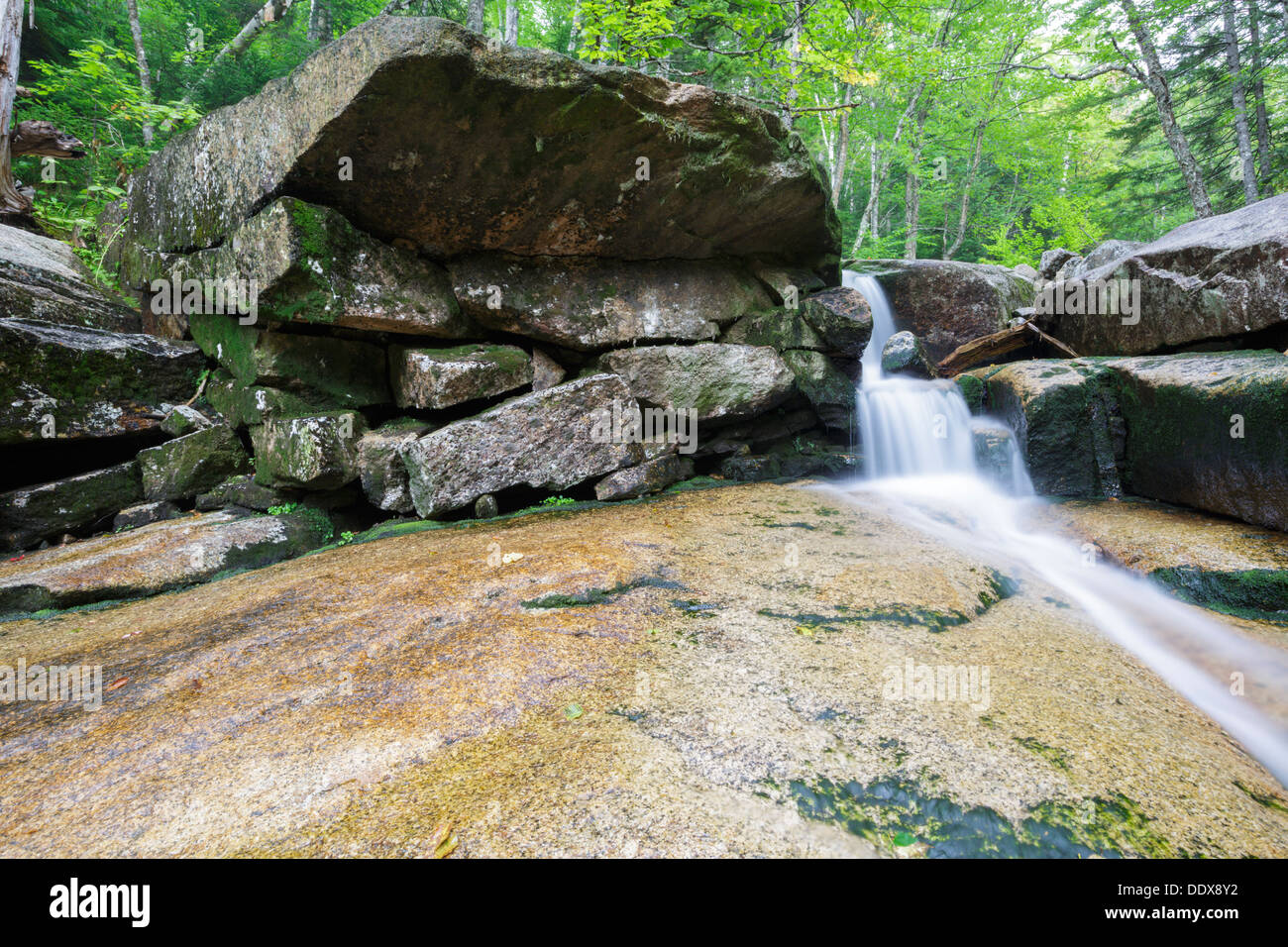 Mt Field Brook Cascades in Bethlehem, New Hampshire USA during the ...