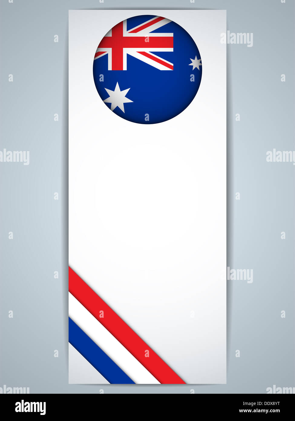 Vector - Australia Country Set of Banners Stock Photo - Alamy