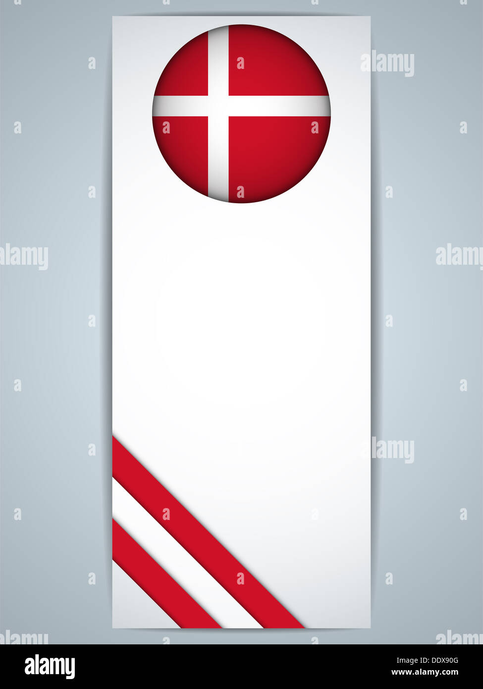 Vector - Denmark Country Set of Banners Stock Photo - Alamy