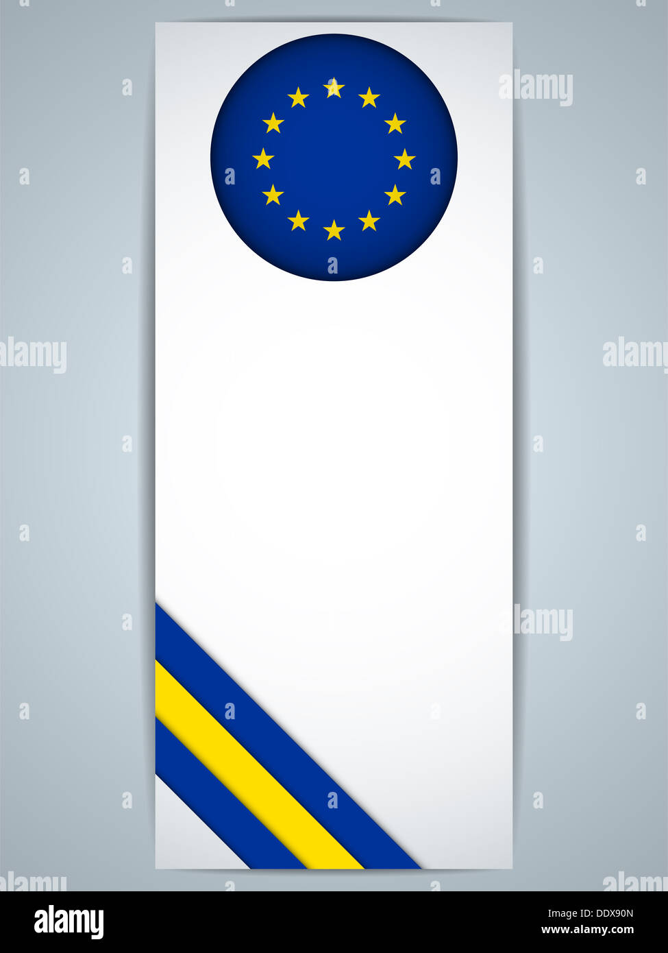 Vector - Europe Country Set of Banners Stock Photo - Alamy