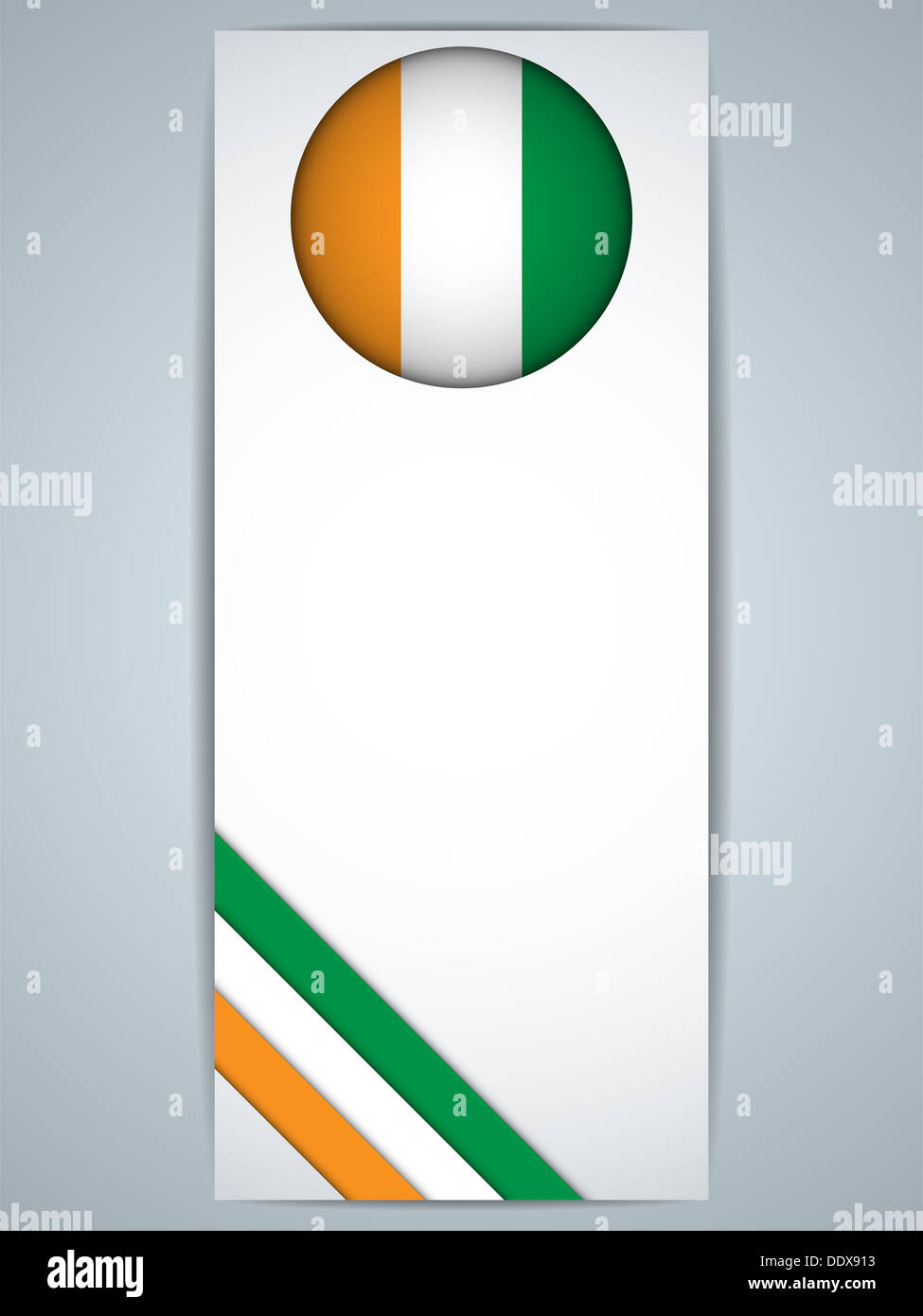 Vector - Ireland Country Set of Banners Stock Photo - Alamy